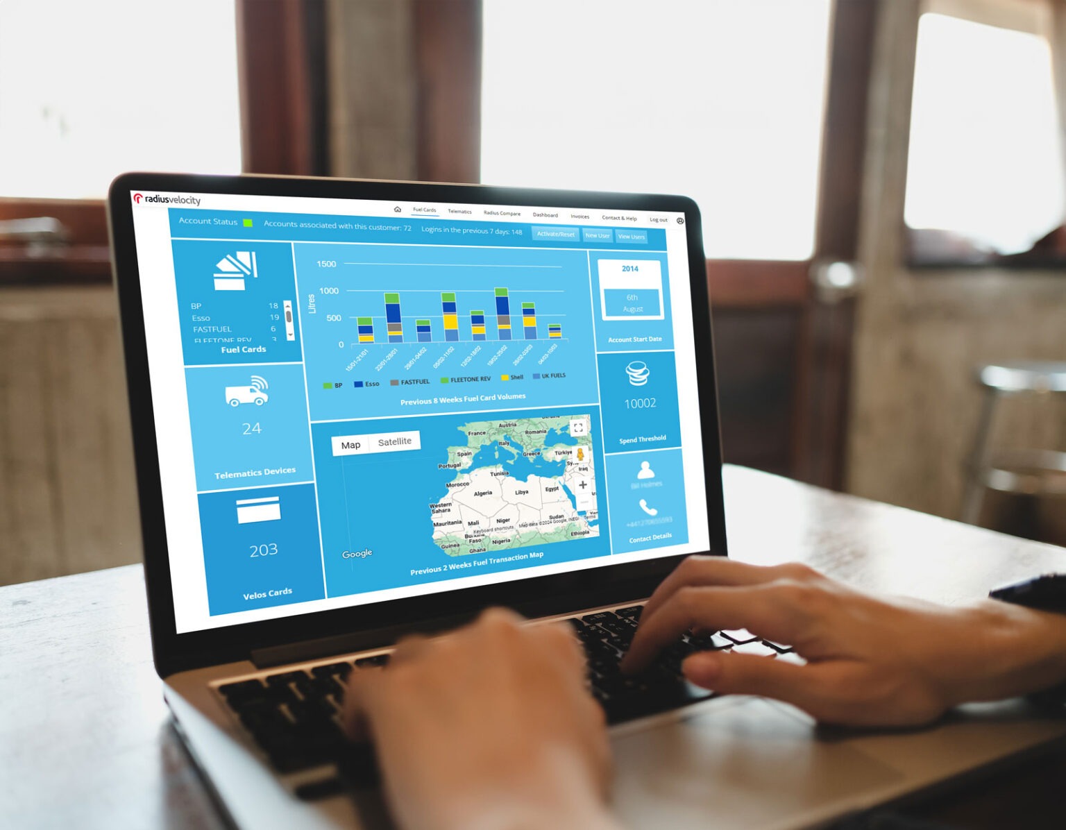 Advanced fuel card management | UK Fuels